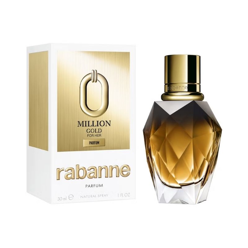 Paco Rabanne Million Gold Ladies 30ml Parfum Spray - Home Cosmetics